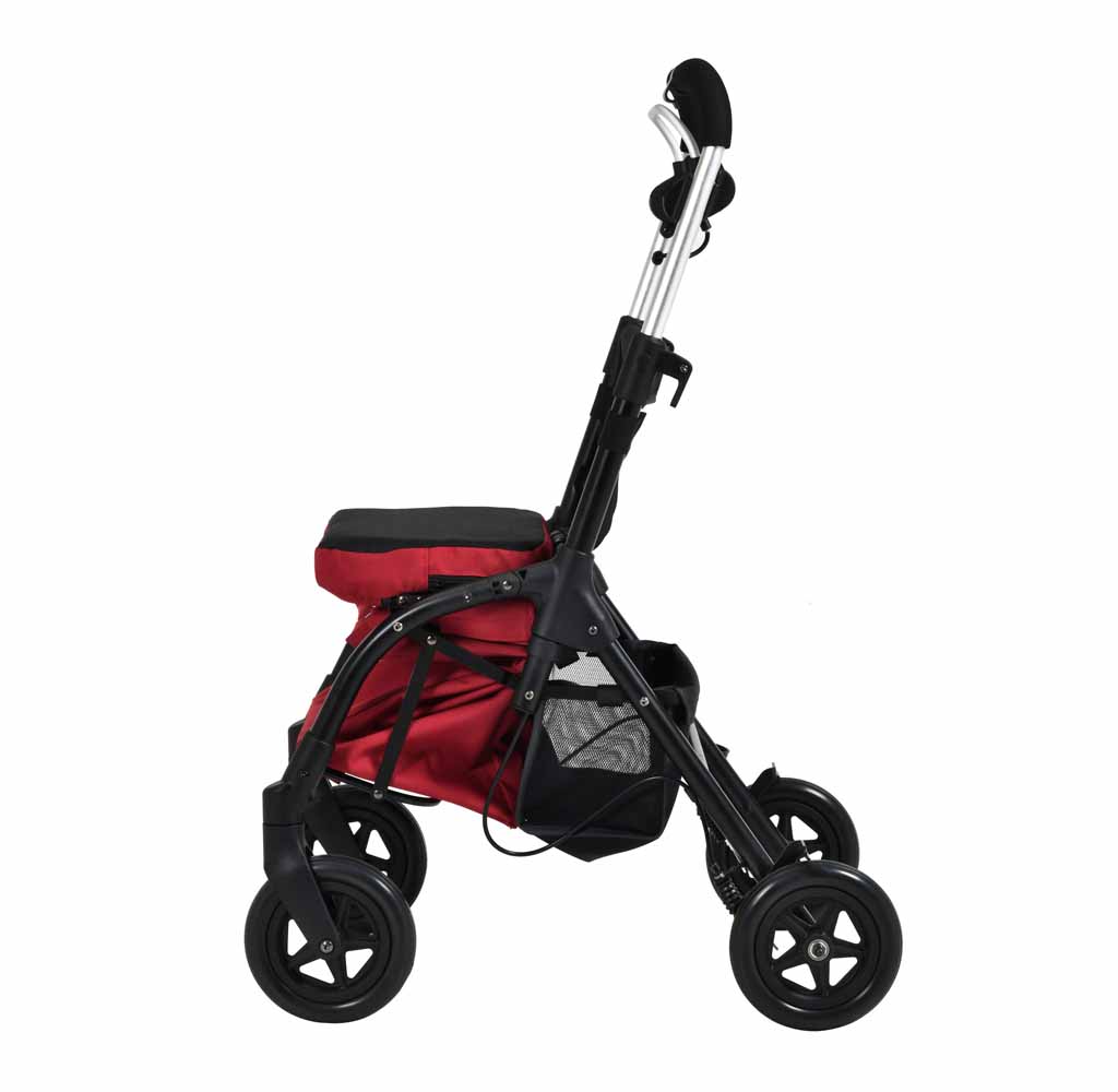 Adult Wheeled Walker With Seat & Storage – Shopping Rollator